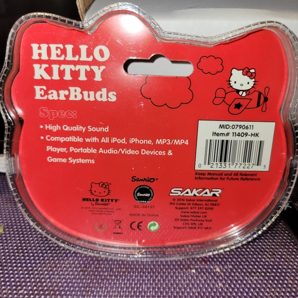Hello Kitty | Accessories | Sakar Hello Kitty Earbuds New | Poshmark